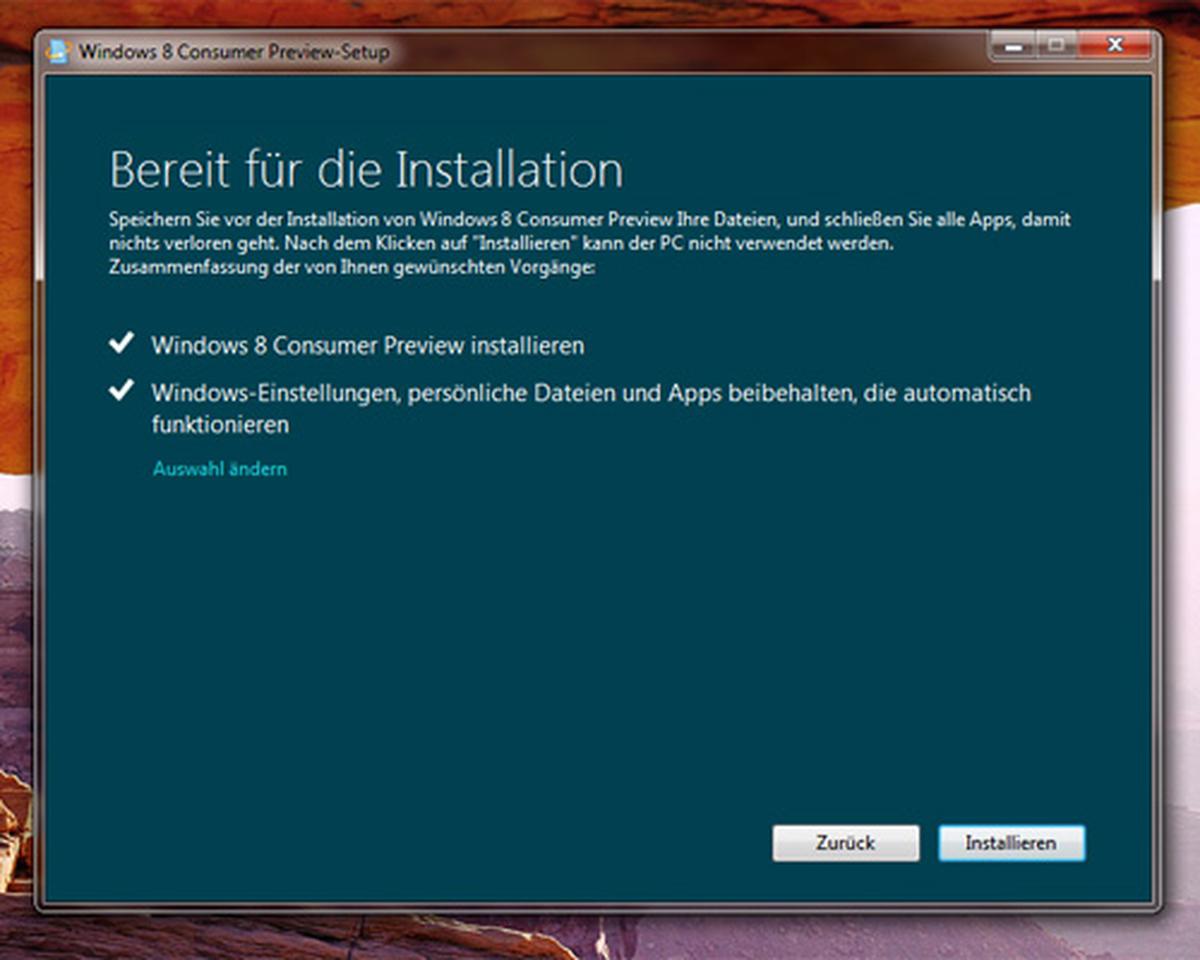 Windows 8 Consumer Preview: Tipps für die Installation | DiePresse.com