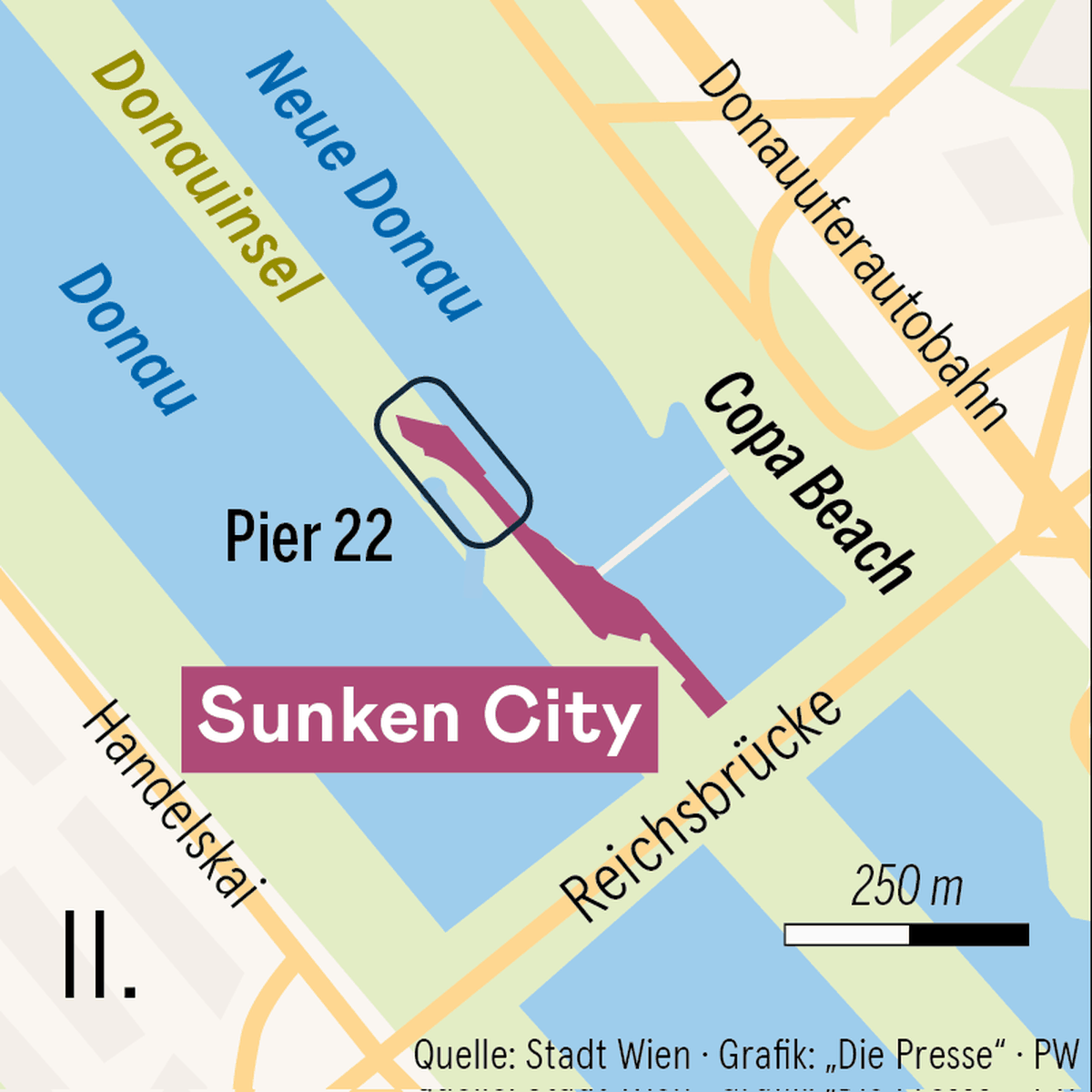 Pier 22-Test: Was das neue Chill- und Badeareal an der Neuen Donau kann ...