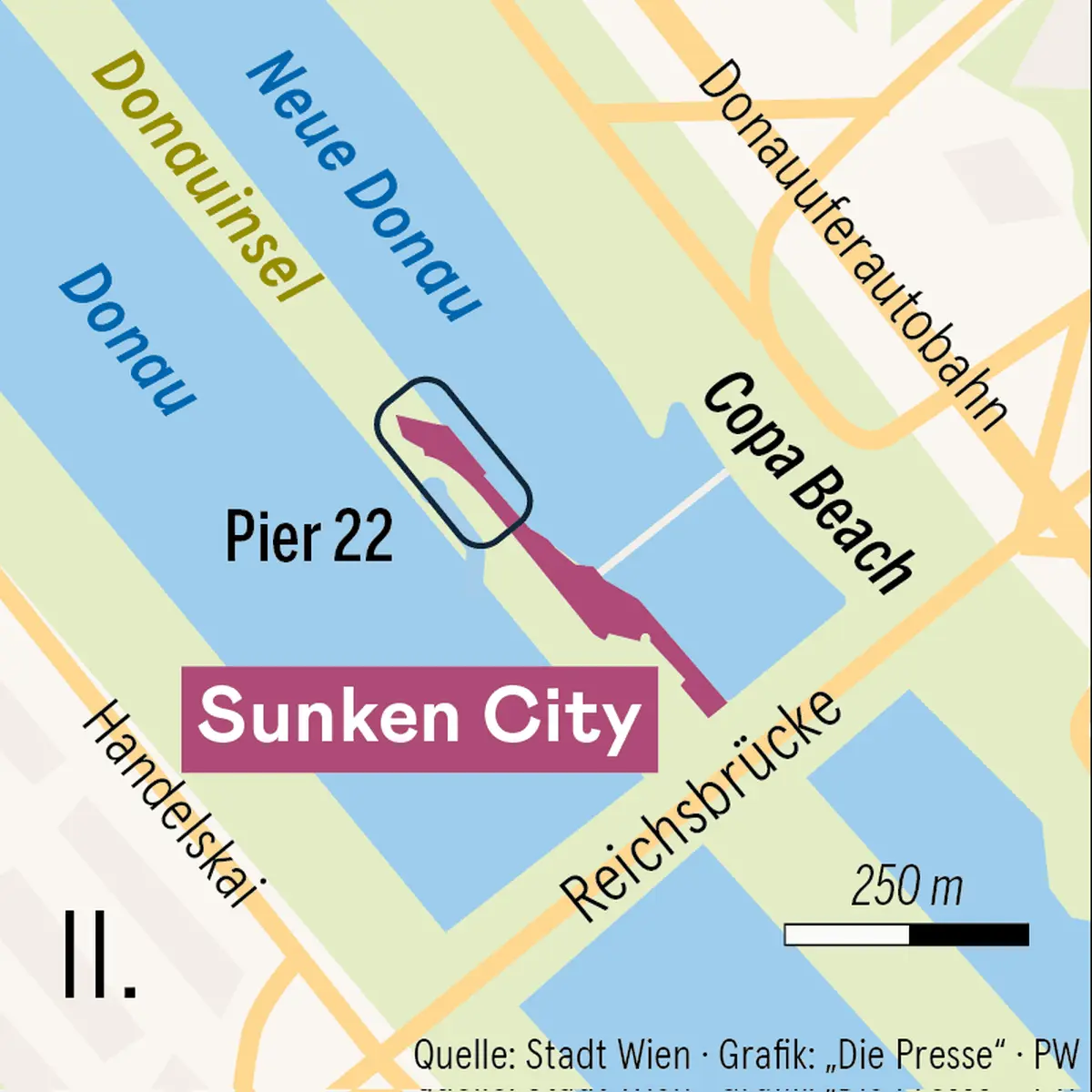 Pier 22-Test: Was das neue Chill- und Badeareal an der Neuen Donau kann ...
