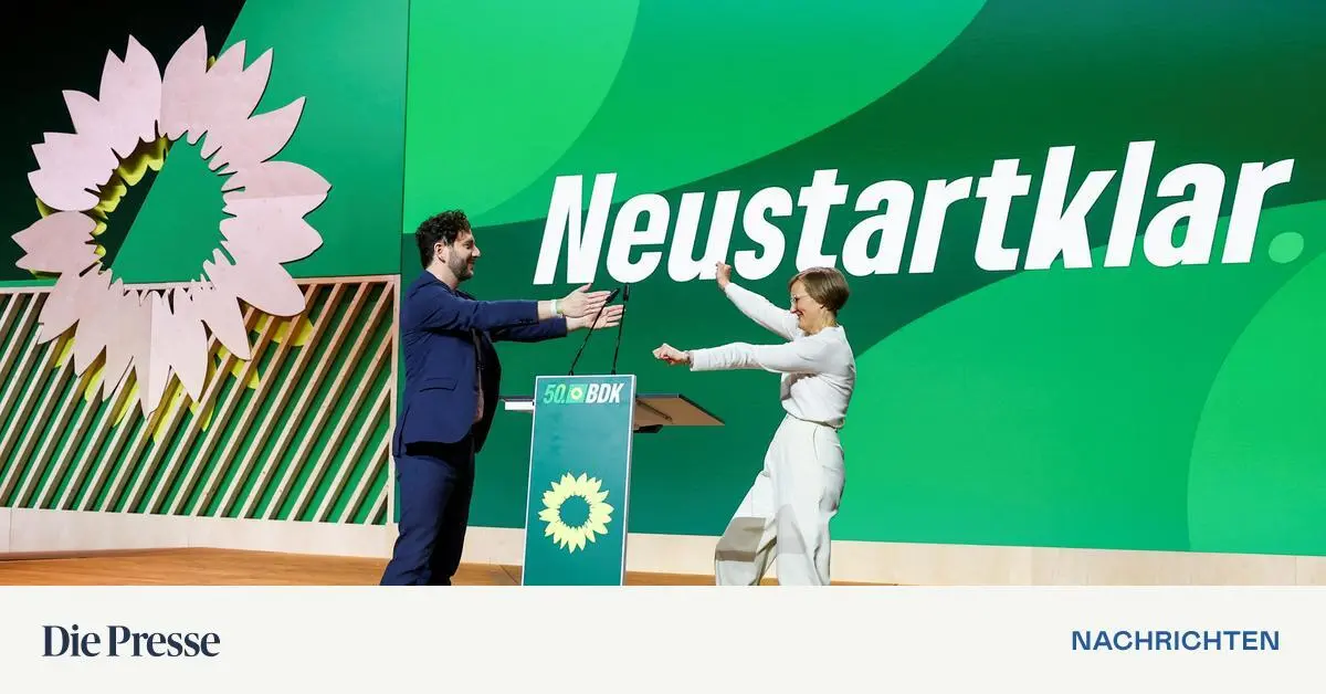 Brantner und Banaszak zu neuen deutschen Grünen-Chefs gewählt ...