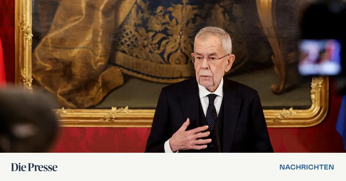 Van der Bellen erteilt Kickl Auftrag zur Regierungsbildung – DiePresse.com