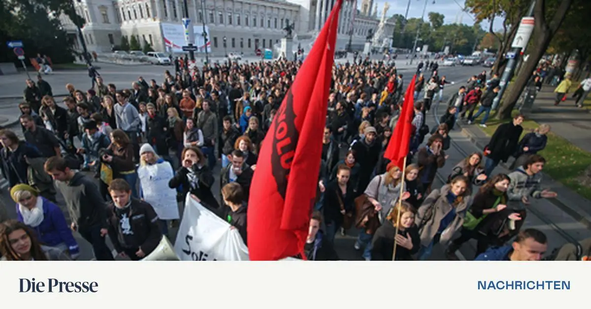 Protesttag: Uni-Versammlungen und Demonstrationen – DiePresse.com