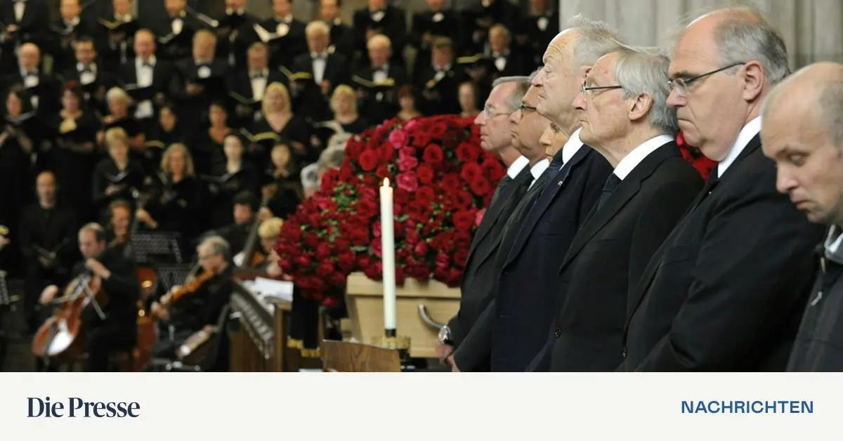 Barocker Prunk für einen Zweifler: Fast ein Staatsakt für Gerd Bacher ...