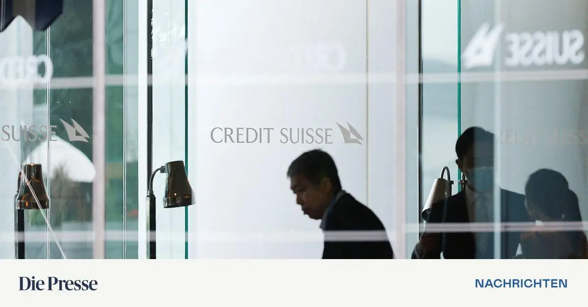 Notverkauf der Credit Suisse verhinderte laut Schweizer Notenbank ... Notverkauf der Credit Suisse verhinderte laut Schweizer Notenbank ...