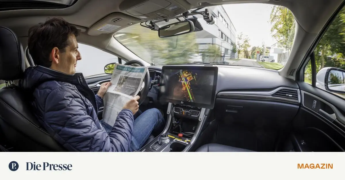 Eine Spritztour mit dem autonomen Fahrzeug | DiePresse.com