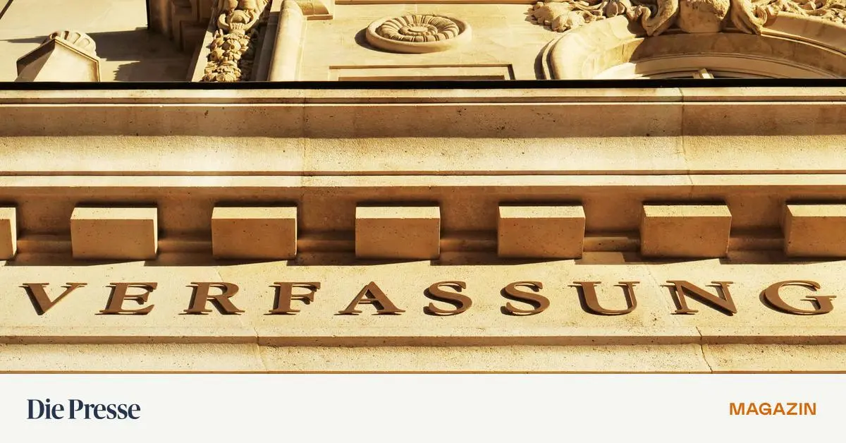 100 Jahre Bundesverfassung: Was die Republik ausmacht – DiePresse.com