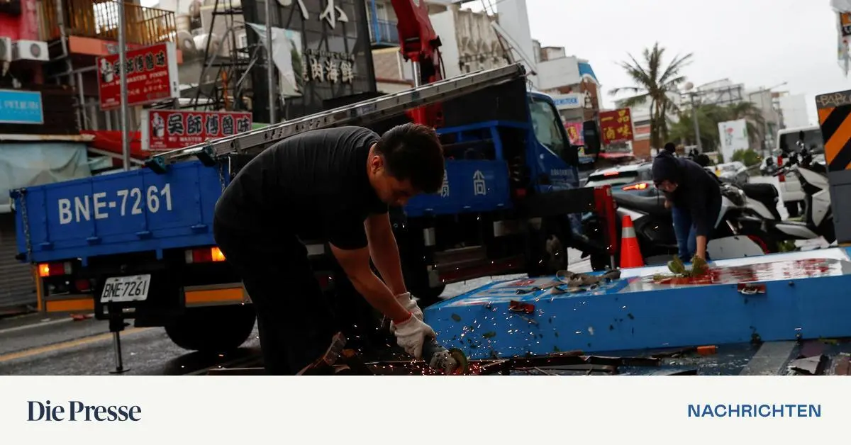 Taifun „Koinu“ steuert auf Südchina zu, fast 400 Verletzte in Taiwan ...