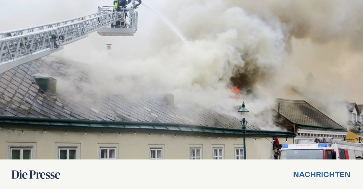 Heuriger in Neustift am Walde: Dachstuhl in Flammen – DiePresse.com