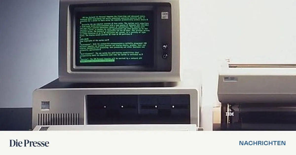 IBM 5150: Der erste "Personal Computer" wird 30 Jahre – DiePresse.com