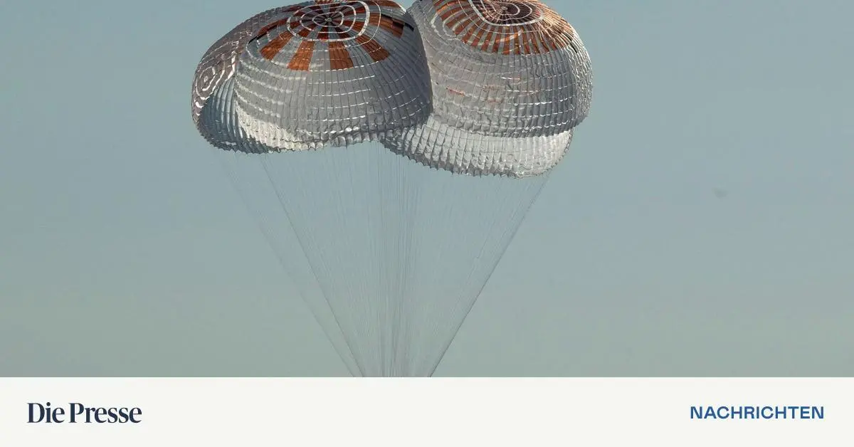 Astronauten von der ISS landen auf der Erde – DiePresse.com