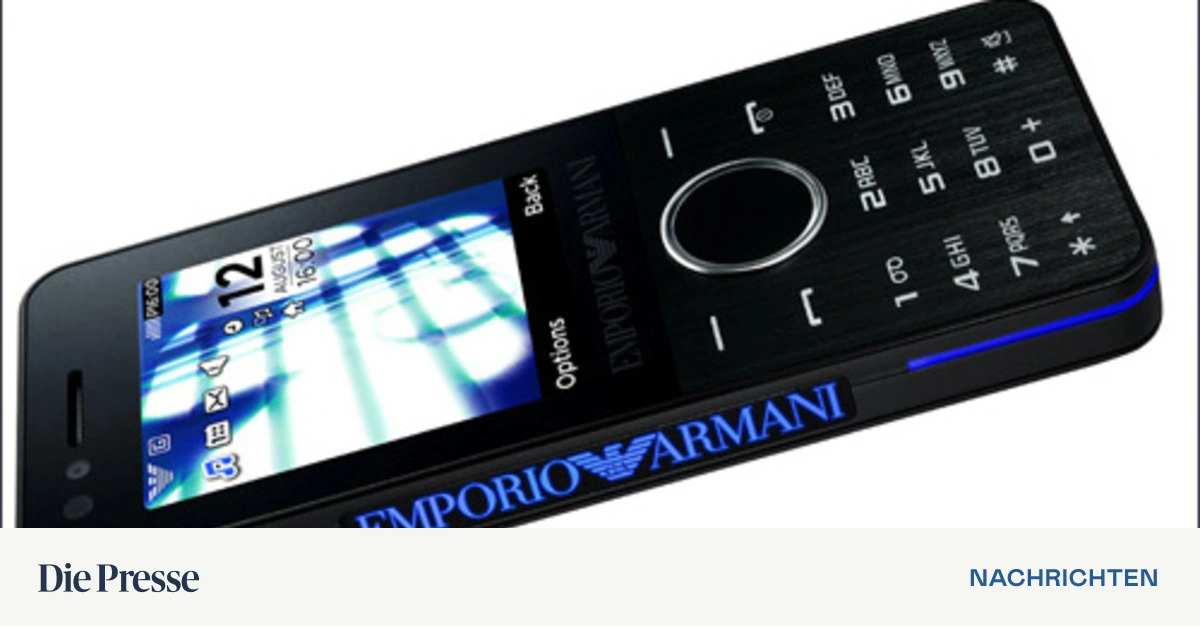 Neues Armani-Handy von Samsung: Night Effect – DiePresse.com