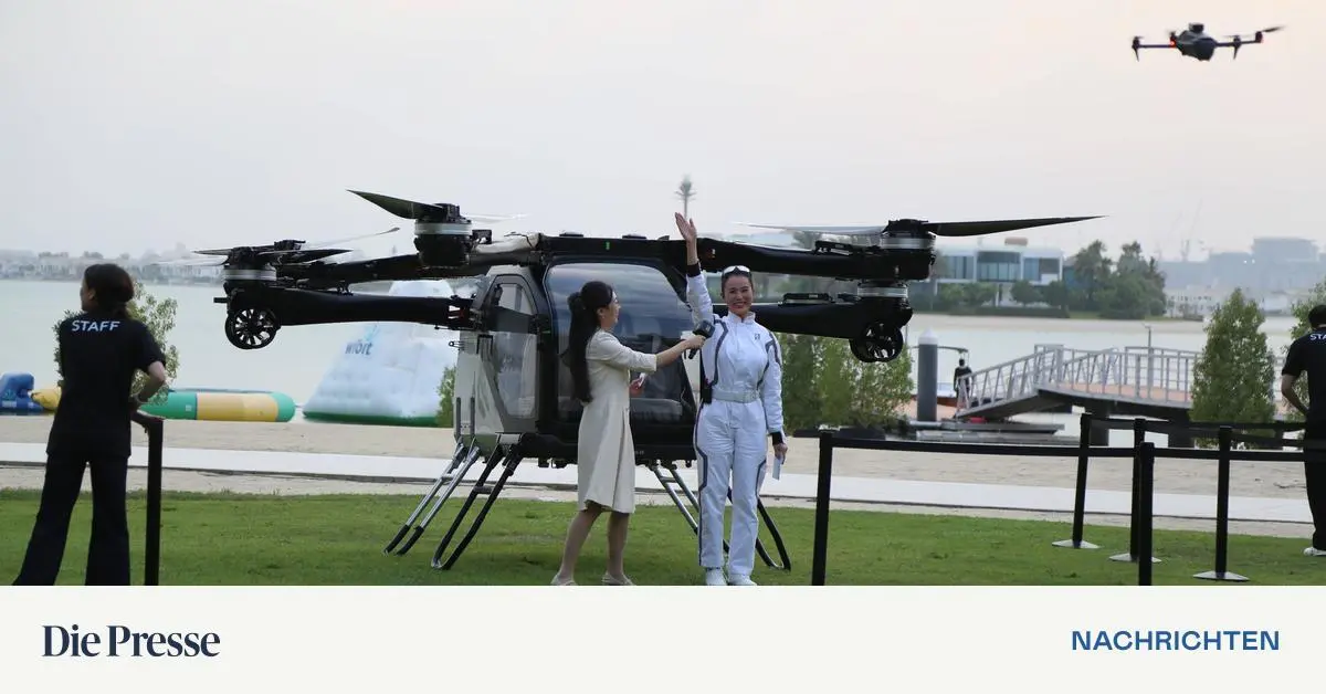 Flugauto des chinesischen Start-ups Aridge hebt erstmals in Dubai ab ...