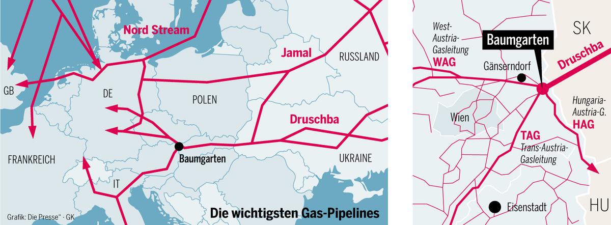 Explosion am Gasverteiler: Internationale Leitungen bald wieder in ...