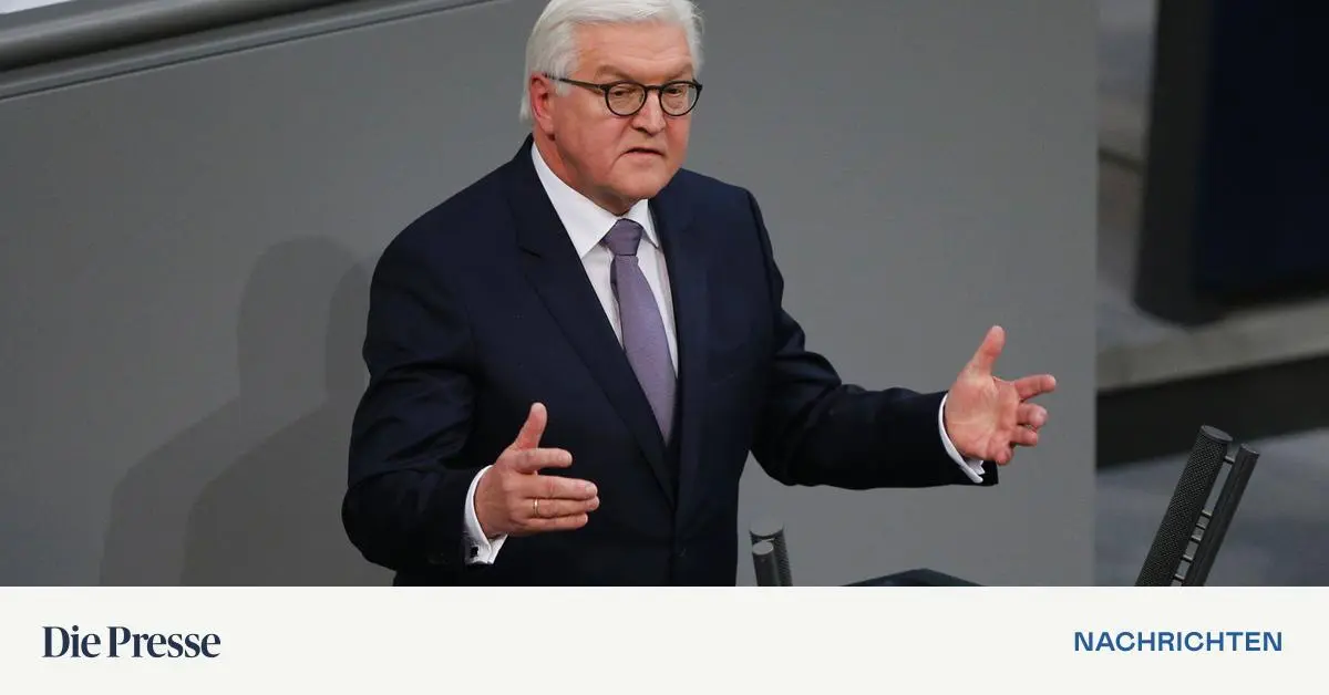 Steinmeier zwischen Trump und Putin: „Lasst uns mutig sein“ – DiePresse.com