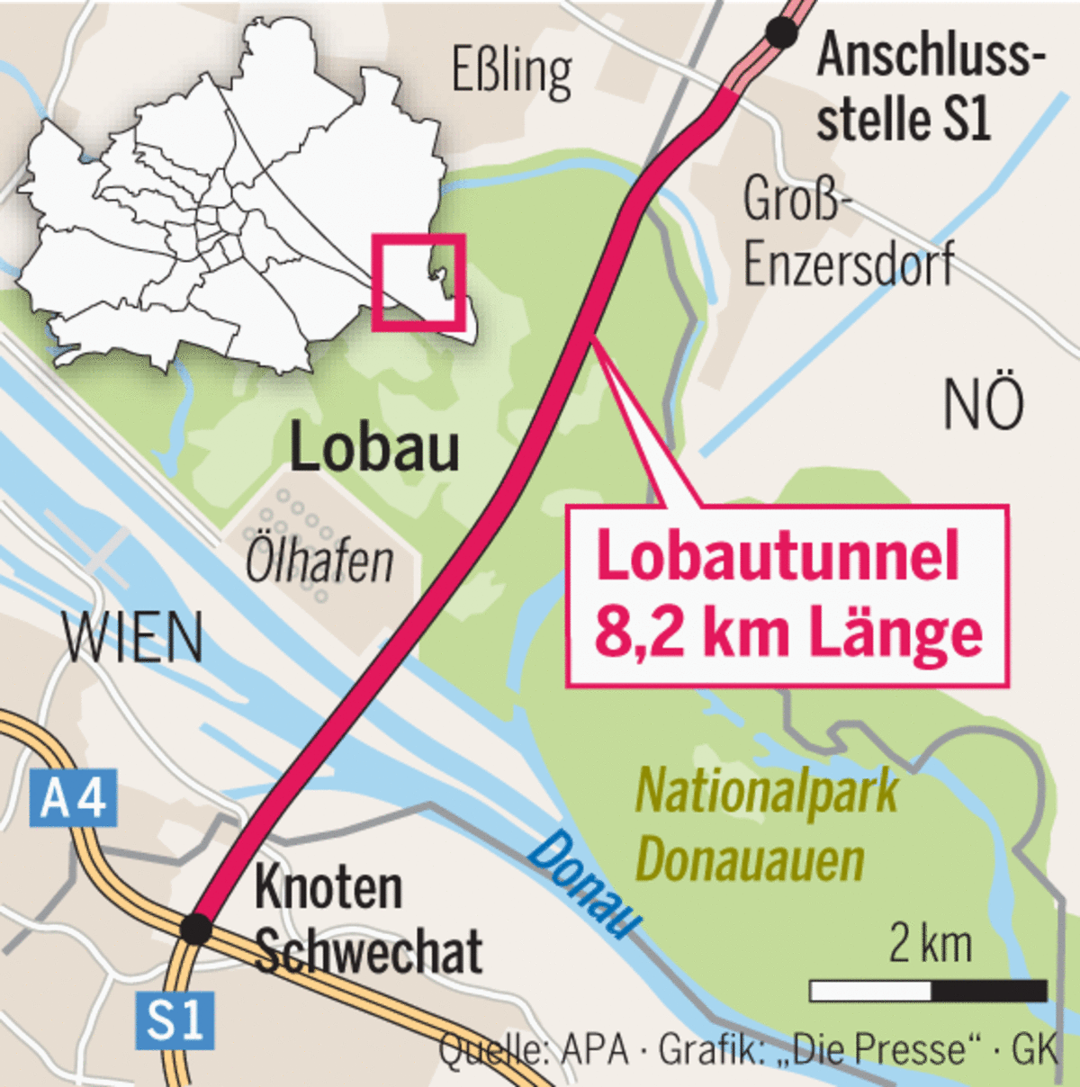 Milliardenprojekt: Lobautunnel entzweit Rot-Grün – DiePresse.com