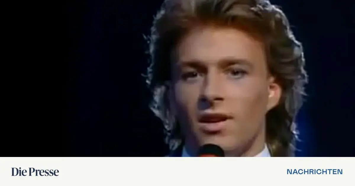 Song Contest: Was wurde aus ... Thomas Forstner? – DiePresse.com