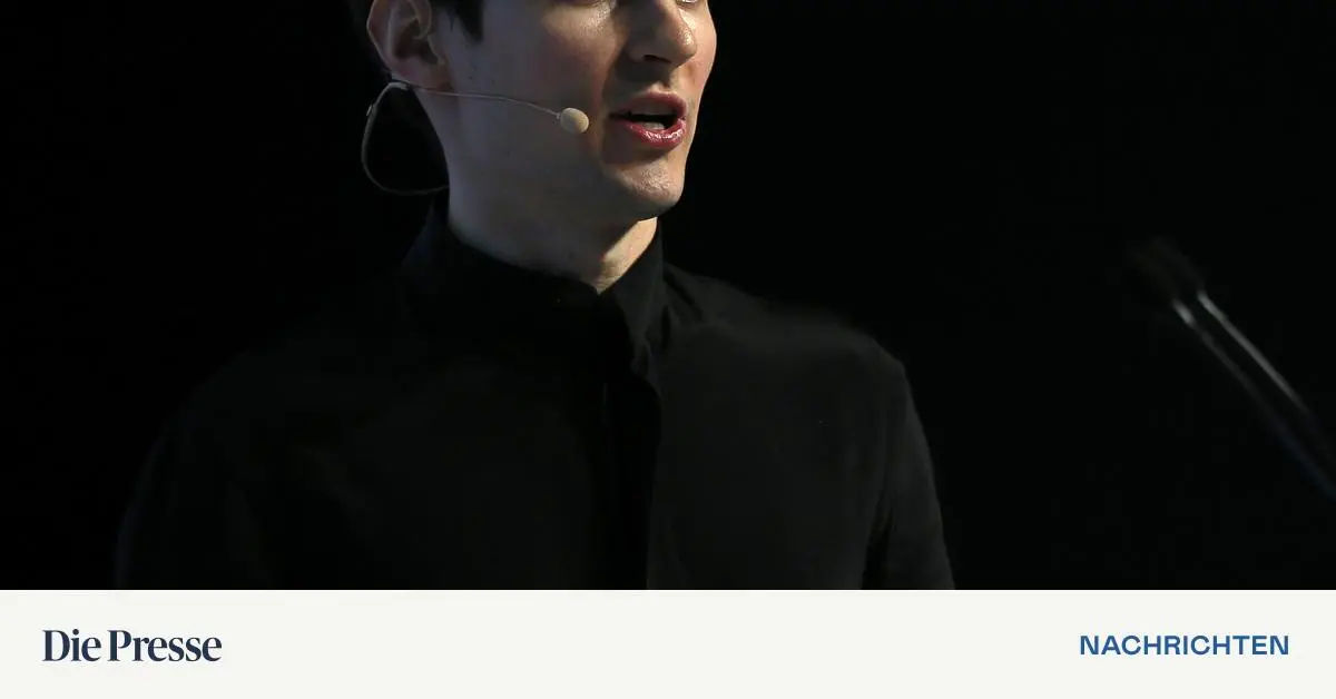 Untersuchungshaft von Telegram-Chef Pawel Durow verlängert – DiePresse.com