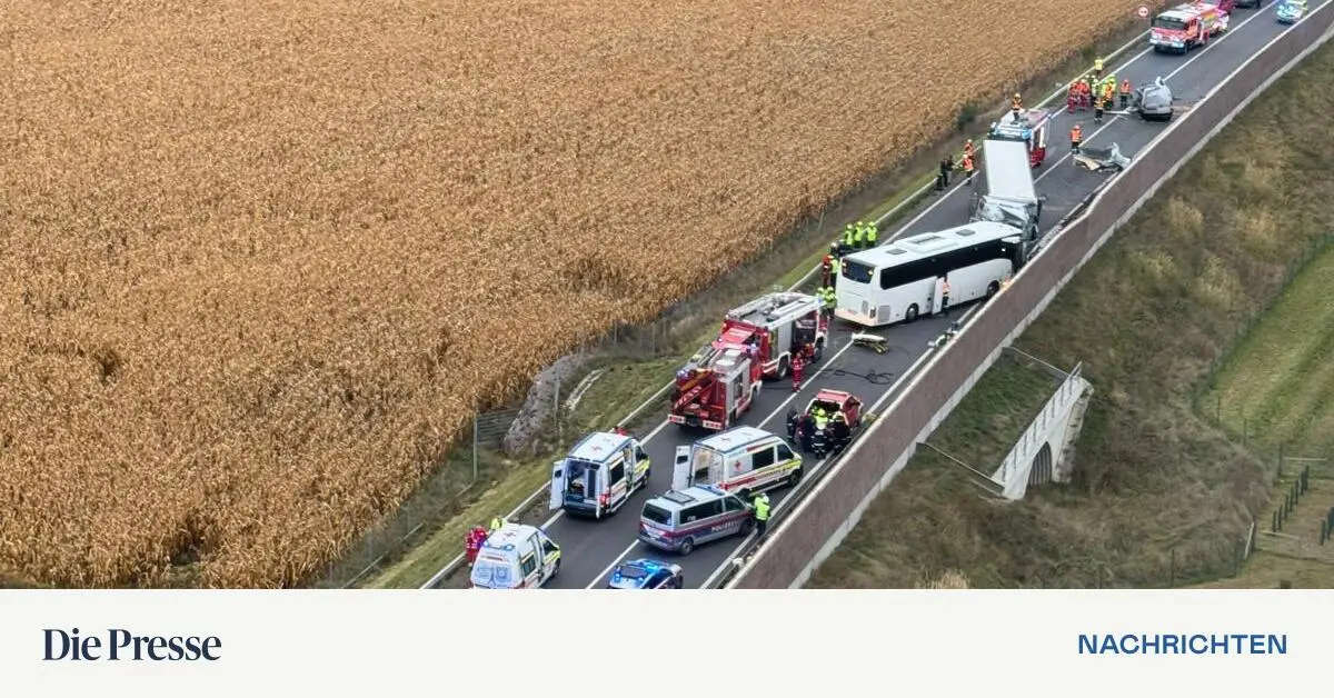 Schwerer Unfall auf A5: Ein Toter und mehrere Verletzte – DiePresse.com