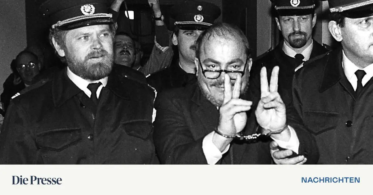 Vor 25 Jahren: Der ''Mephisto'' der Wiener Politik wird verurteilt ...