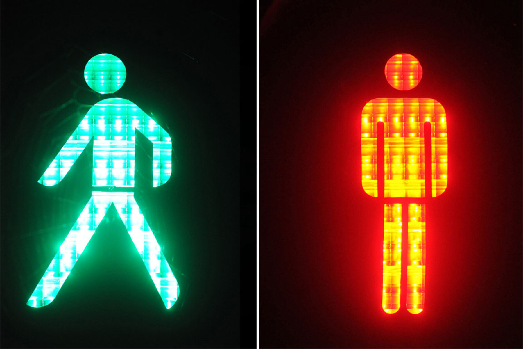 Wien: Ampelmännchen als (gleichgeschlechtliche) Paare | DiePresse.com