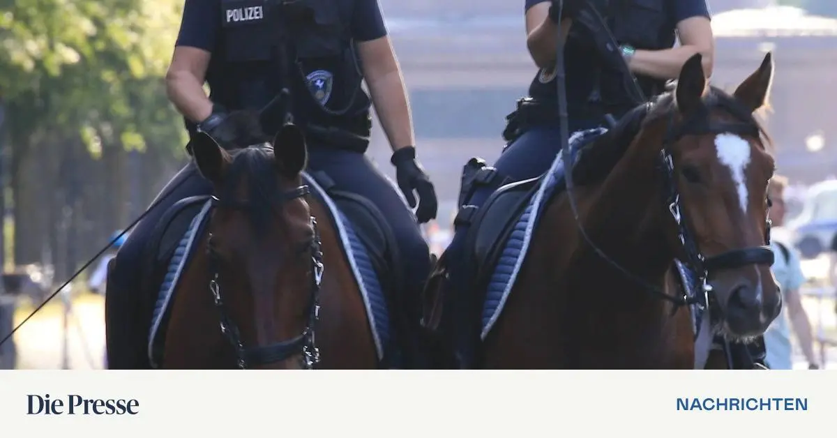 Berittene Polizei: 36 Pferde stehen zur Auswahl – DiePresse.com