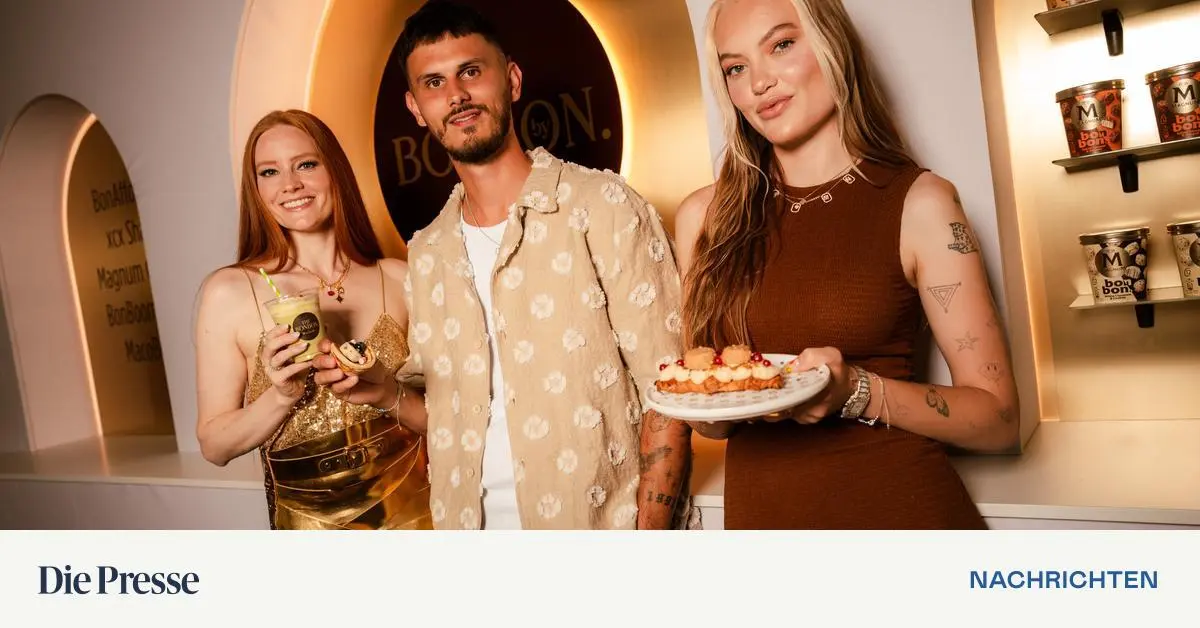 „The Bonbon by Magnum“: Prominente feierten Opening von Pop-up Store ...