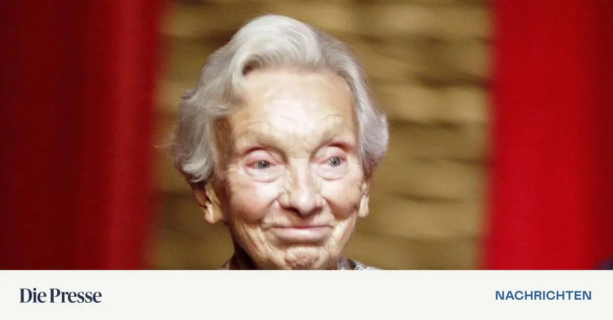 Spät berufene Autorin Ilse Helbich ist 100 – DiePresse.com