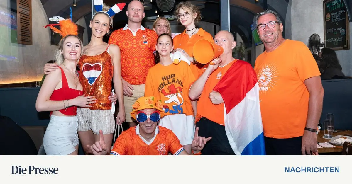 Holländische Fans: Wo sich Wien plötzlich orange färbt – DiePresse.com