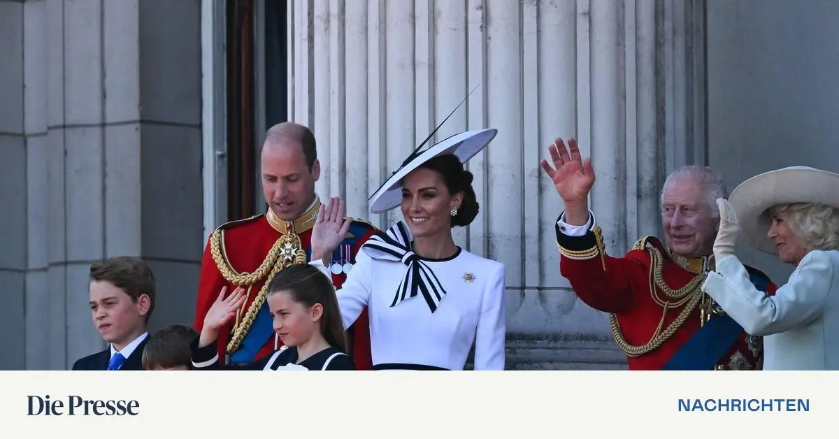 All eyes on Kate: Royale Rückkehr bei König Charles‘ Geburtstagsparade ...