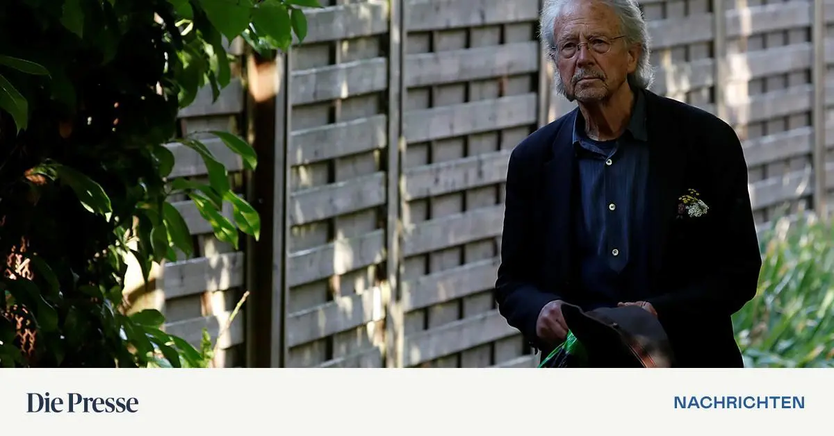 Handke in Griffen: „Lasst mich in Frieden und stellt mir nicht solche ...