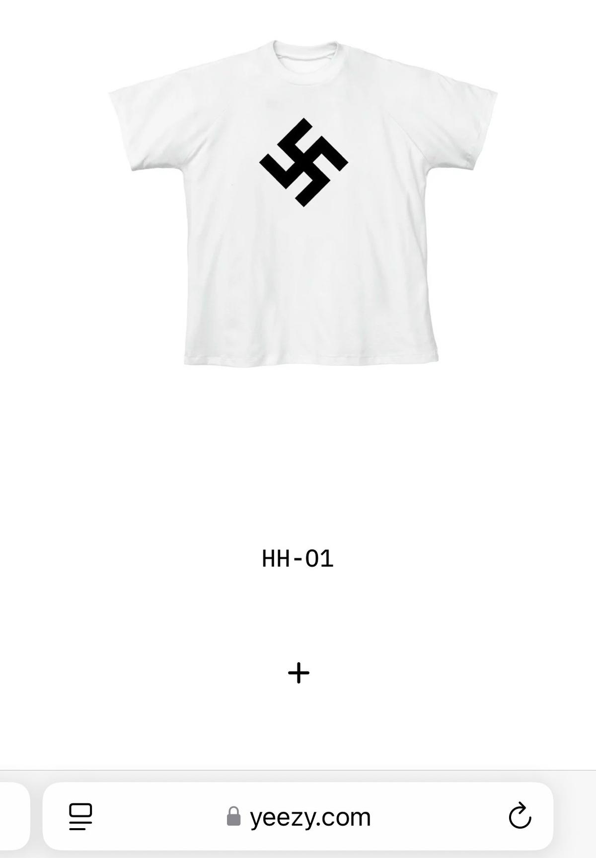 T-Shirt mit Hakenkreuz: Kanye Wests Yeezy ist endgültig inakzeptabel ...