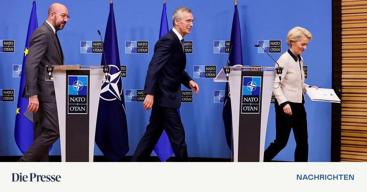Nato und EU vereinbaren "neue Stufe" der Partnerschaft – DiePresse.com