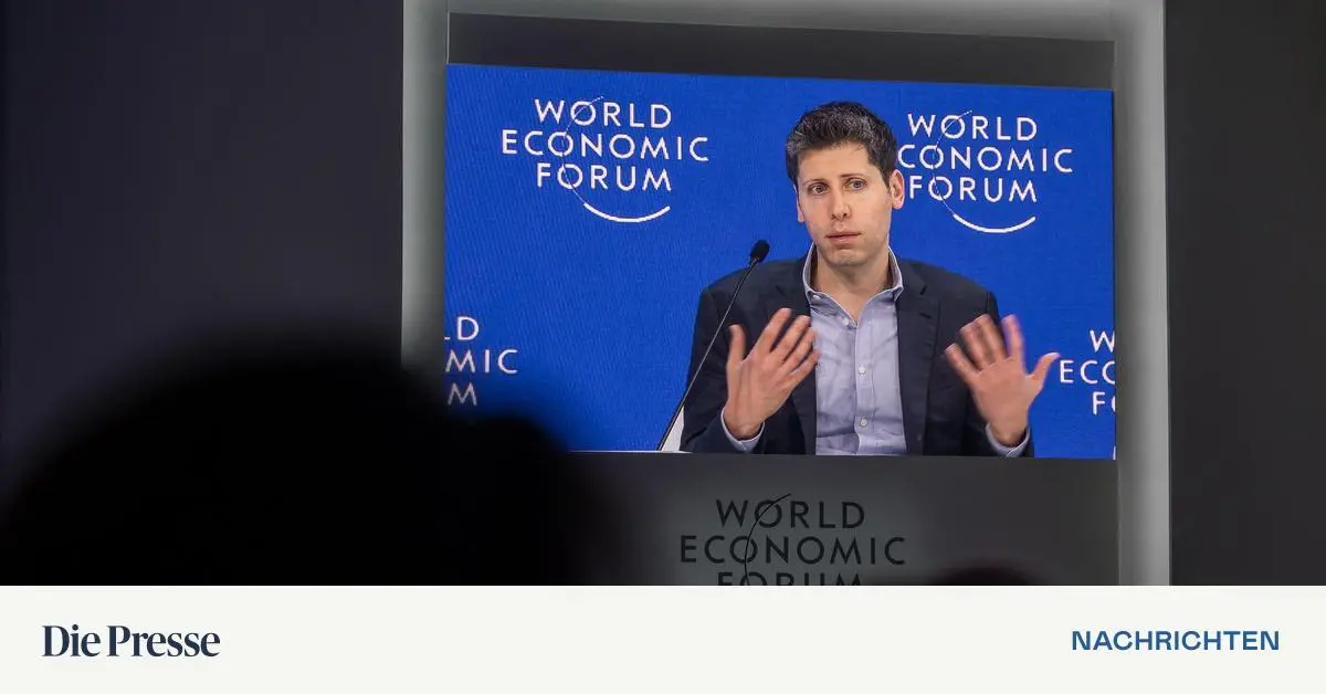 OpenAI-Chef Sam Altman: KI ist „keine nur gute Geschichte“ – DiePresse.com