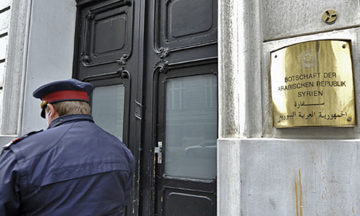 Botschaft in Wien gestürmt: "Nachricht an syrische... | DiePresse.com
