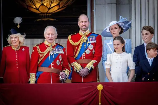 Geburtstagsparade „Trooping the Colour“ für König Charles III ...