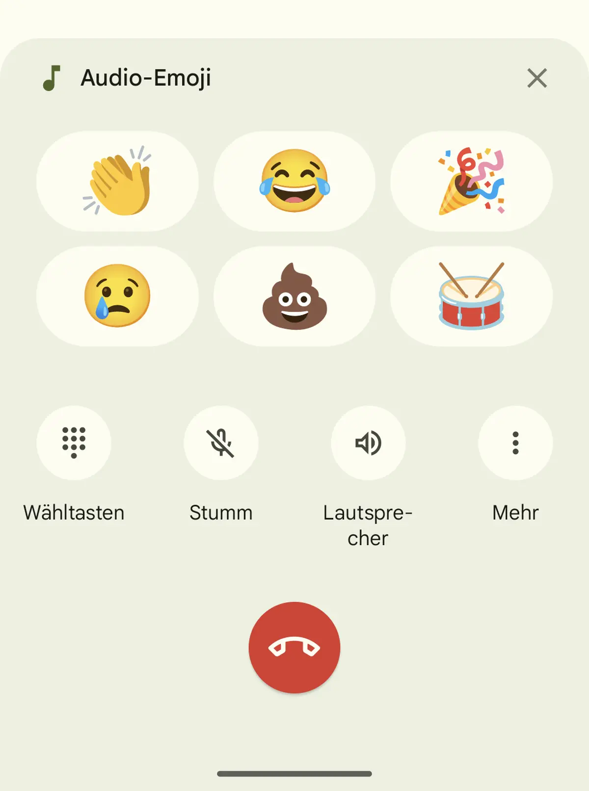 Die Audio-Emojis sind da: Kein Telefonat mehr ohne Trommelwirbel und ...